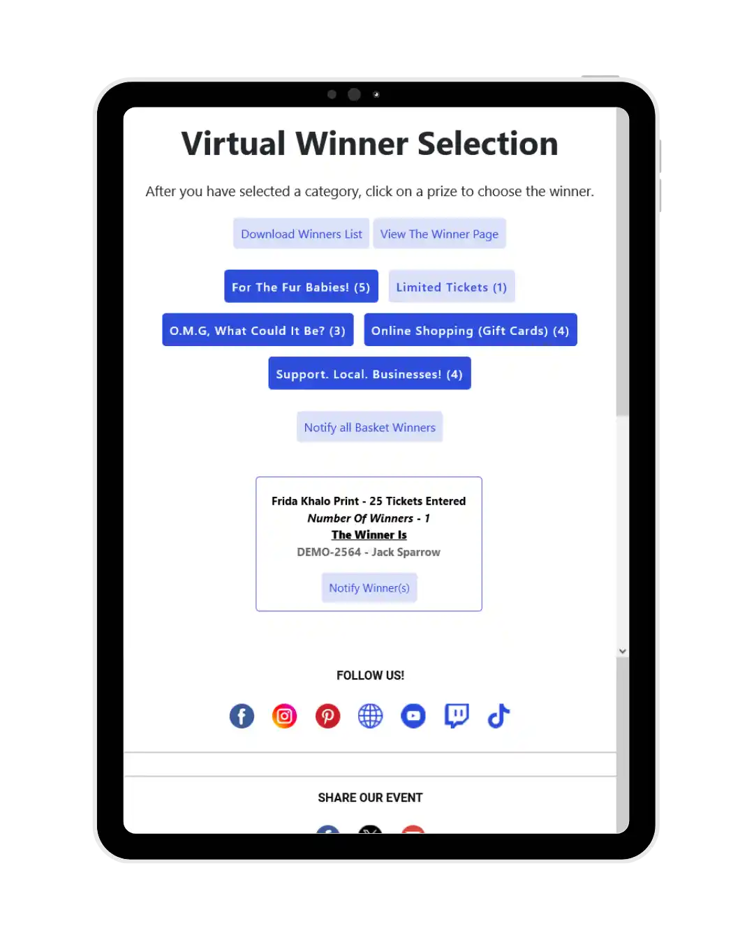 Best Online Raffle Website | Fundraising with Chance2Win